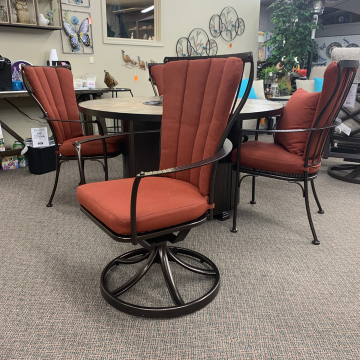 Patio Dining Swivel Rocker Chairs – Jacobs Custom Living | Patio ...